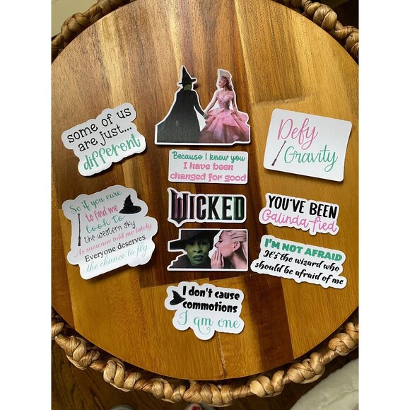 Handmade | Other | Wicked Stickers Wicked Inspired Movie Vinyl ...
